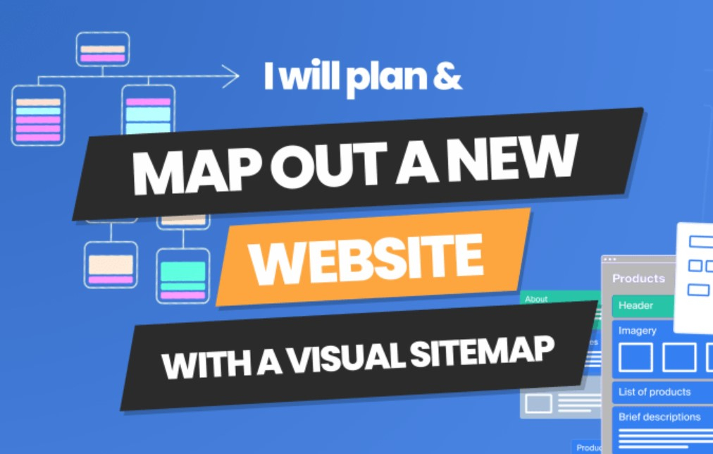 I will map out and plan the ideal layout for a new website | Fliam